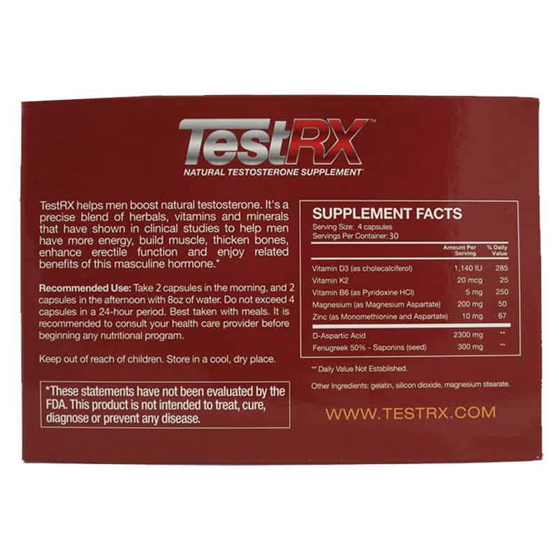 TestRX™ - 100% Risk-Free Guarantee - Natural Vitamins RX